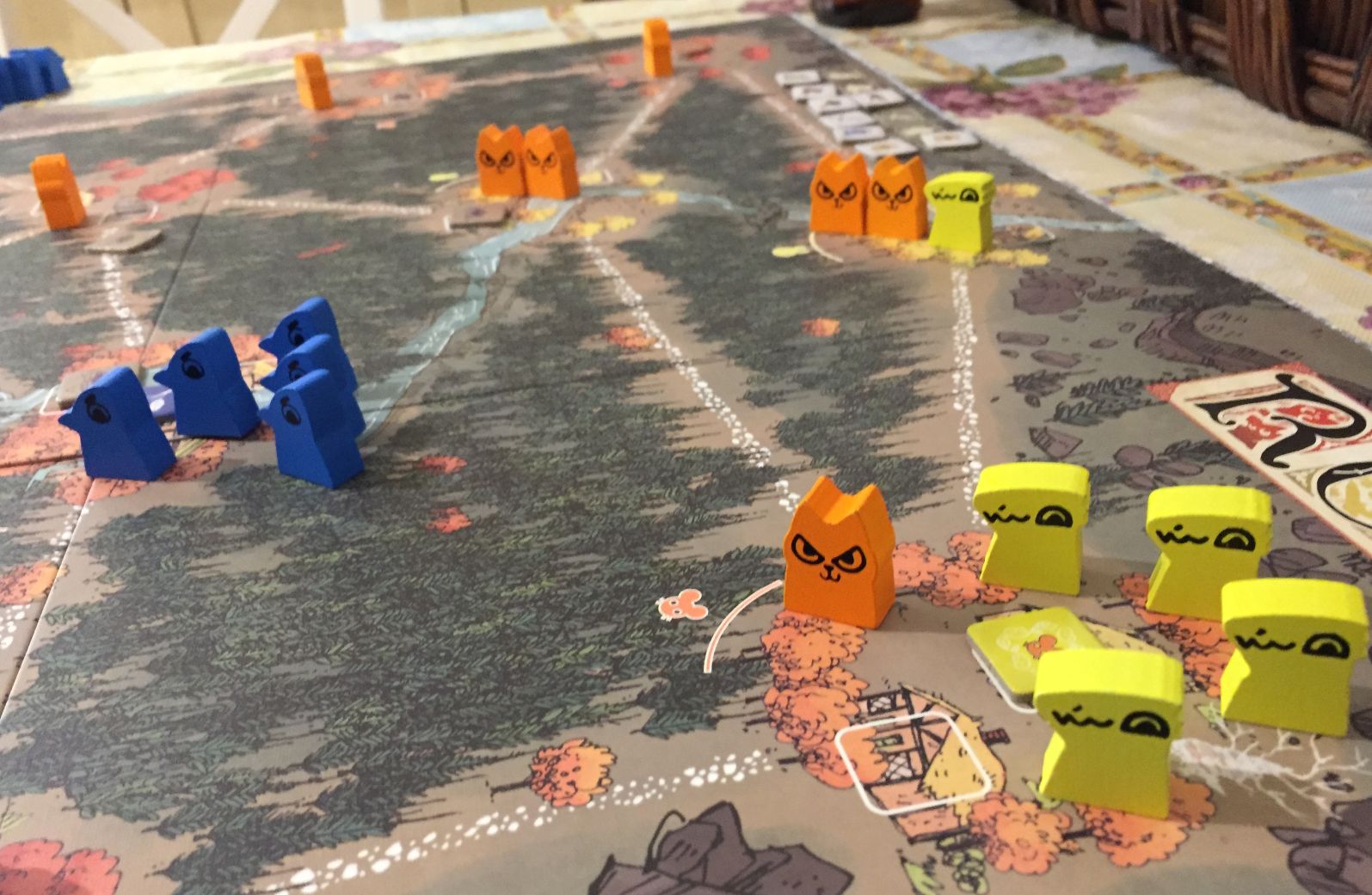 Playing solitaire ROOT using Mechanical Marquise – The Boardgames Chronicle