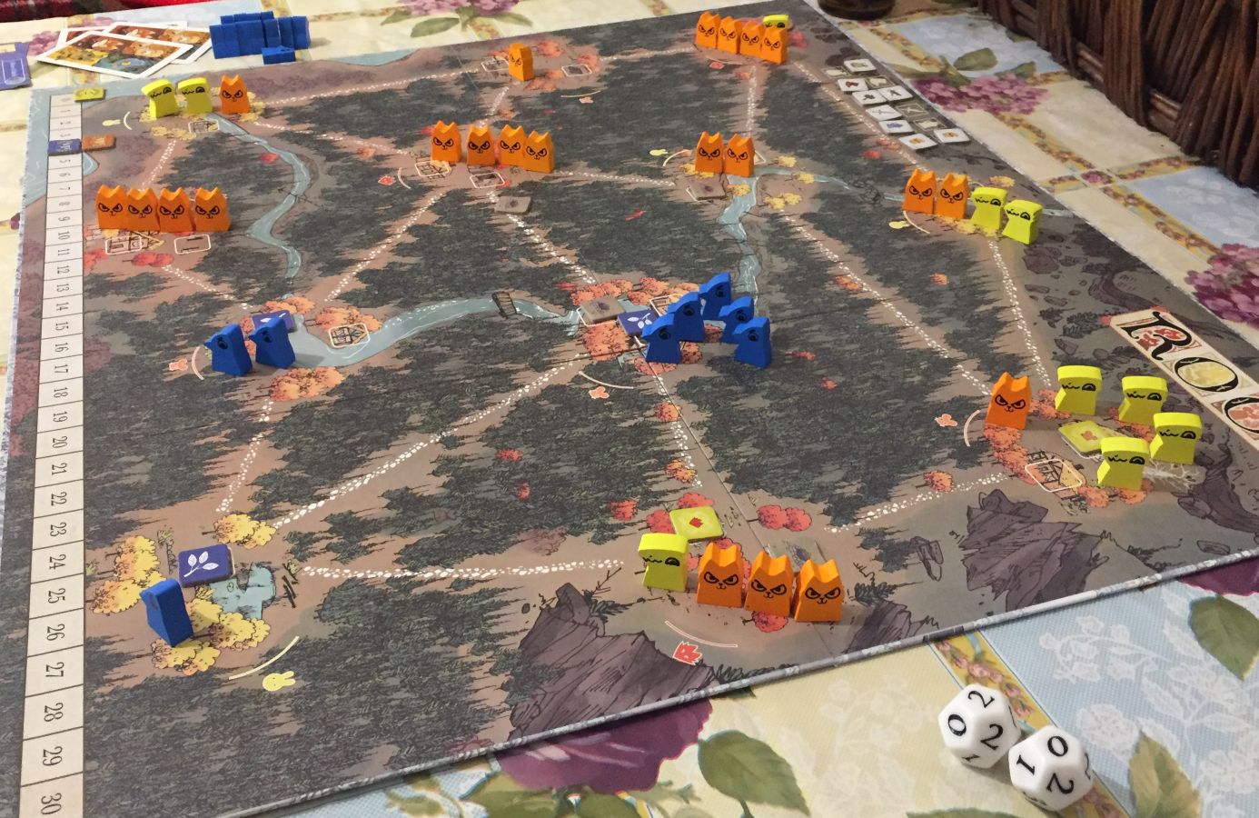 Playing solitaire ROOT using Mechanical Marquise – The Boardgames Chronicle