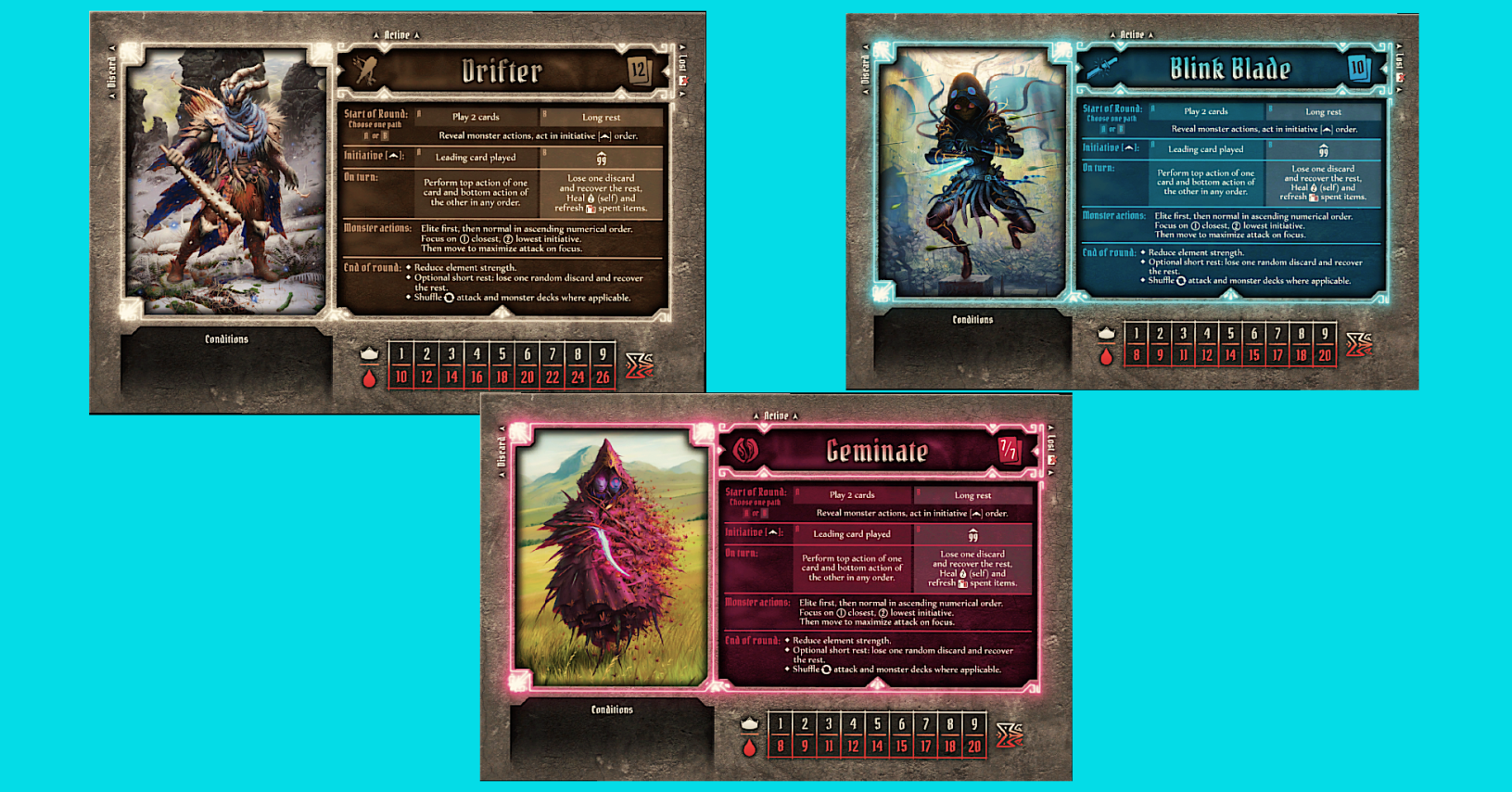 Frosthaven – first look – starting characters (1/2) – The Boardgames ...