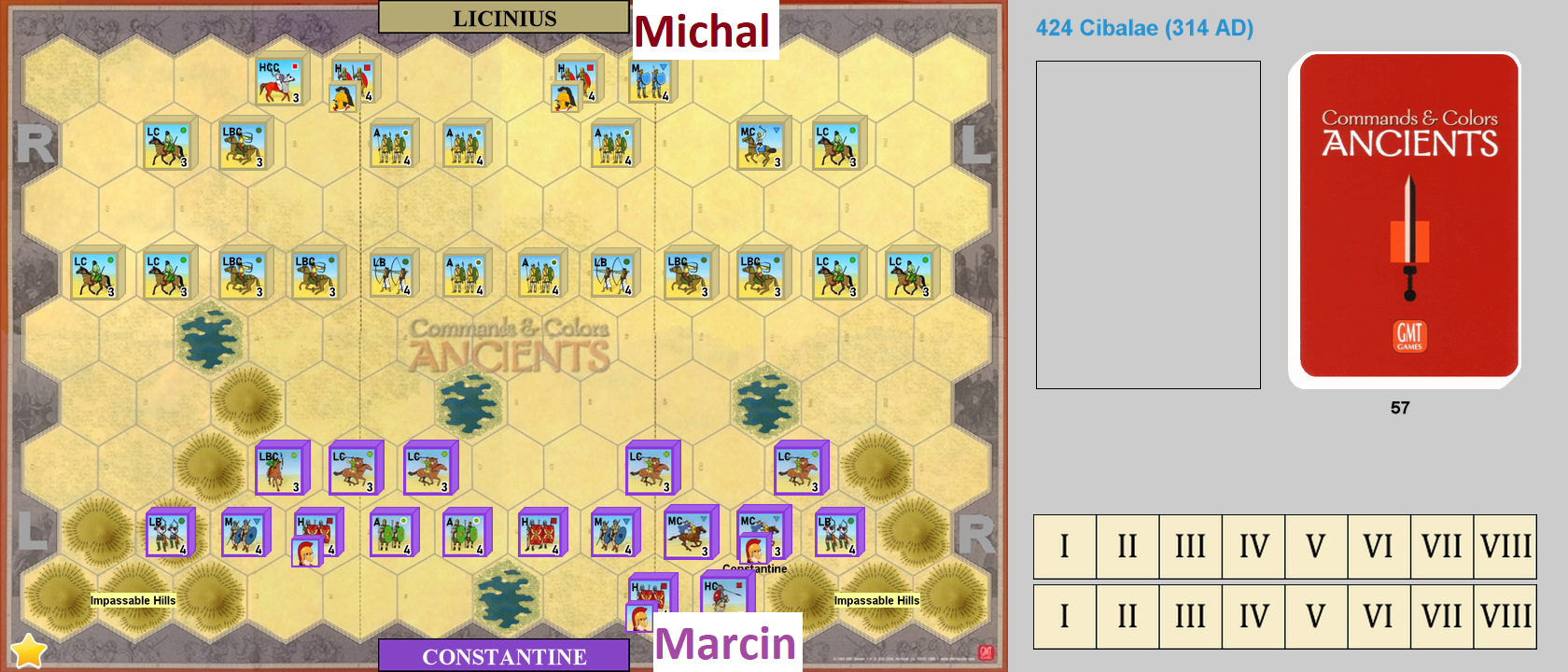 C&C Ancients – Civil Wars of Tetrarchy – The Boardgames Chronicle