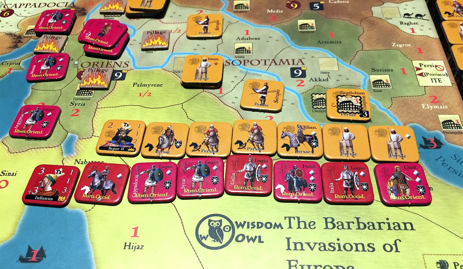 Invasions: Volume 1 – 350-650 AD – first impressions – The Boardgames ...