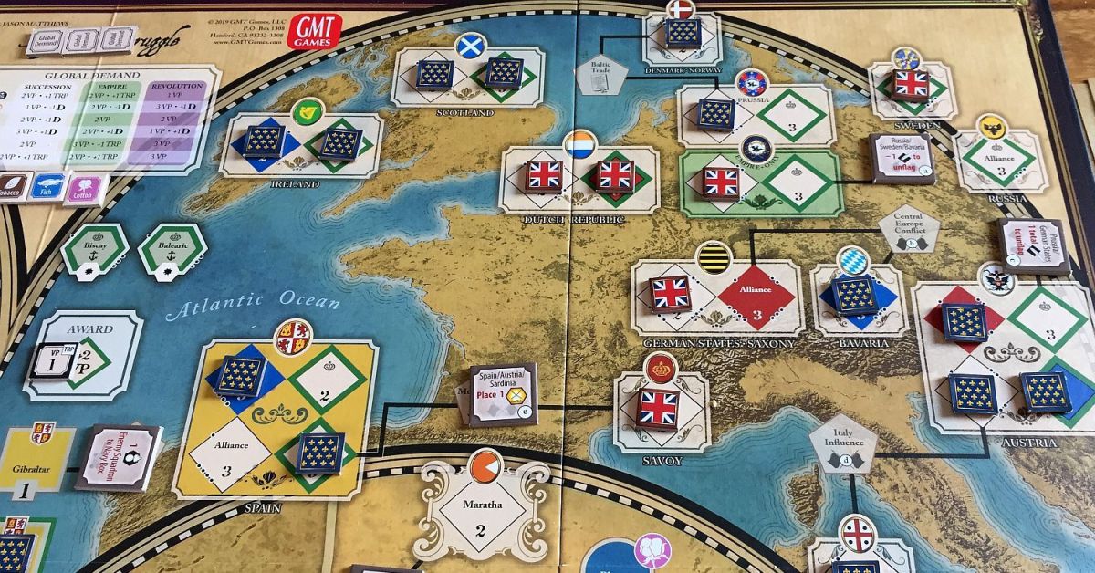 Imperial Struggle – initial after action report – The Boardgames Chronicle