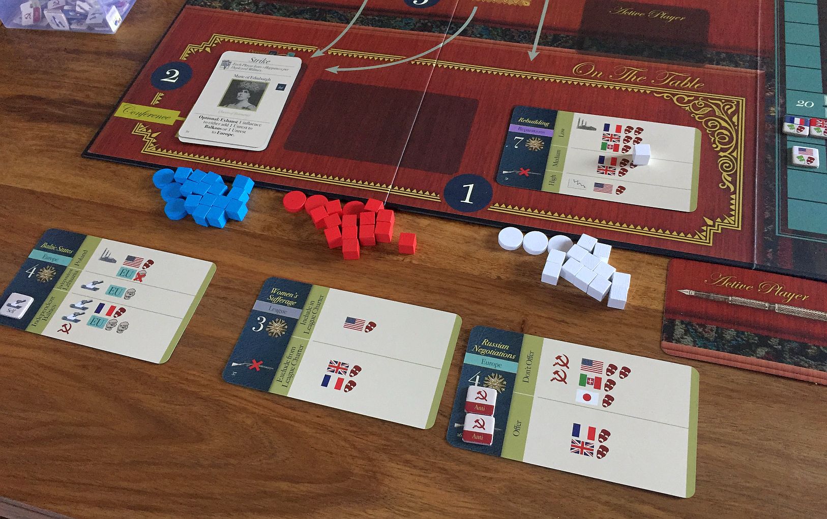 Versailles 1919 – first impressions – solo variant – The Boardgames ...