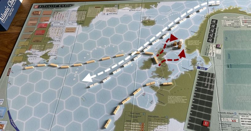 Atlantic Chase – playing solitaire Blockade Scenarios – The Boardgames ...