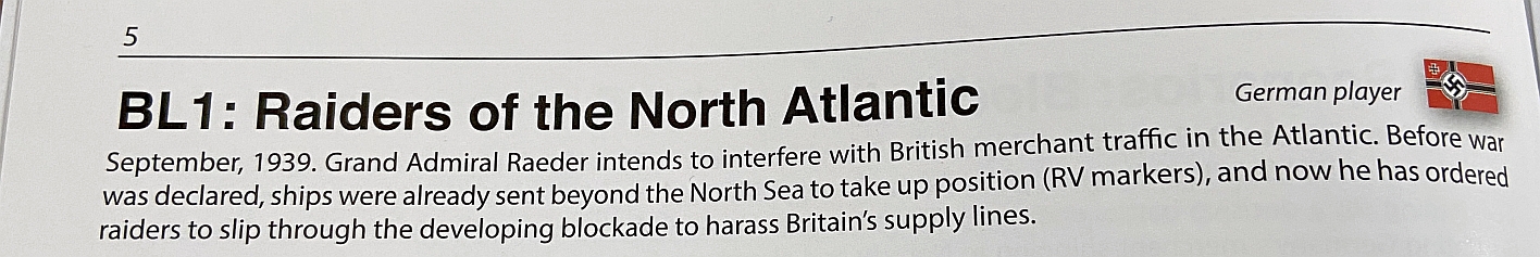 Atlantic Chase – playing solitaire Blockade Scenarios – The Boardgames ...