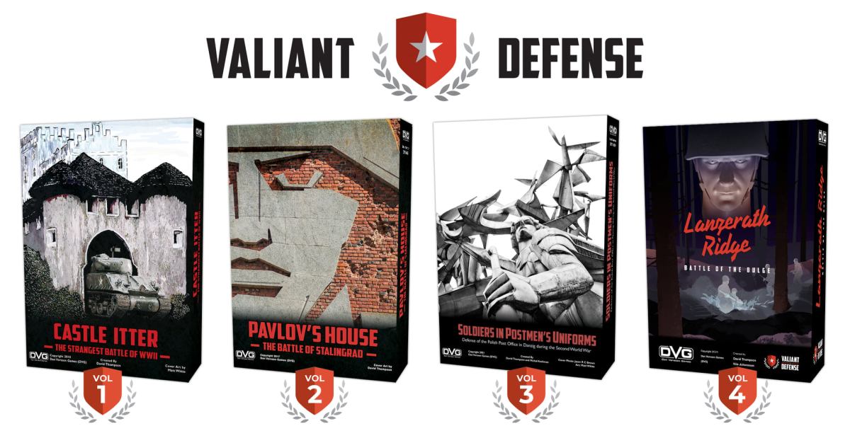 Valiant Defense Series – Titles Comparison – The Boardgames Chronicle