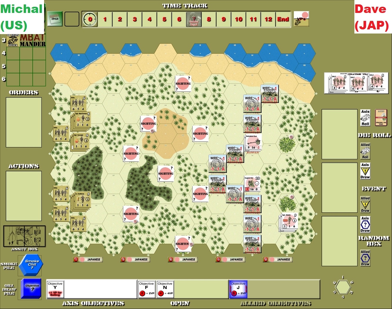 Combat Commander Pacific – Scenario #E West Tank Barrier – The ...