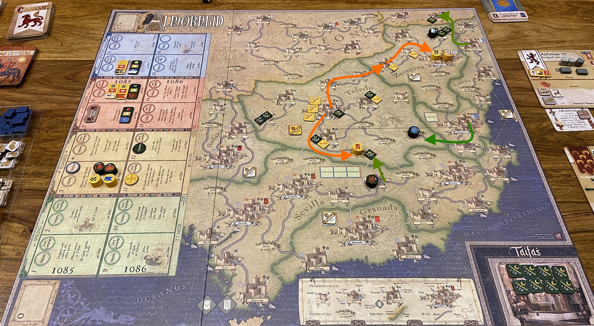 First Impressions for solo play of Almoravid: Reconquista and Riposte ...