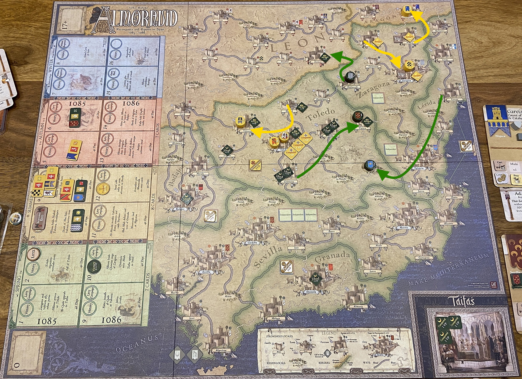 First Impressions for solo play of Almoravid: Reconquista and Riposte ...