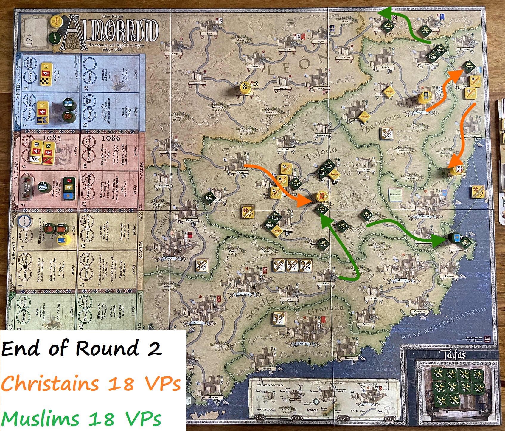 First Impressions for solo play of Almoravid: Reconquista and Riposte ...
