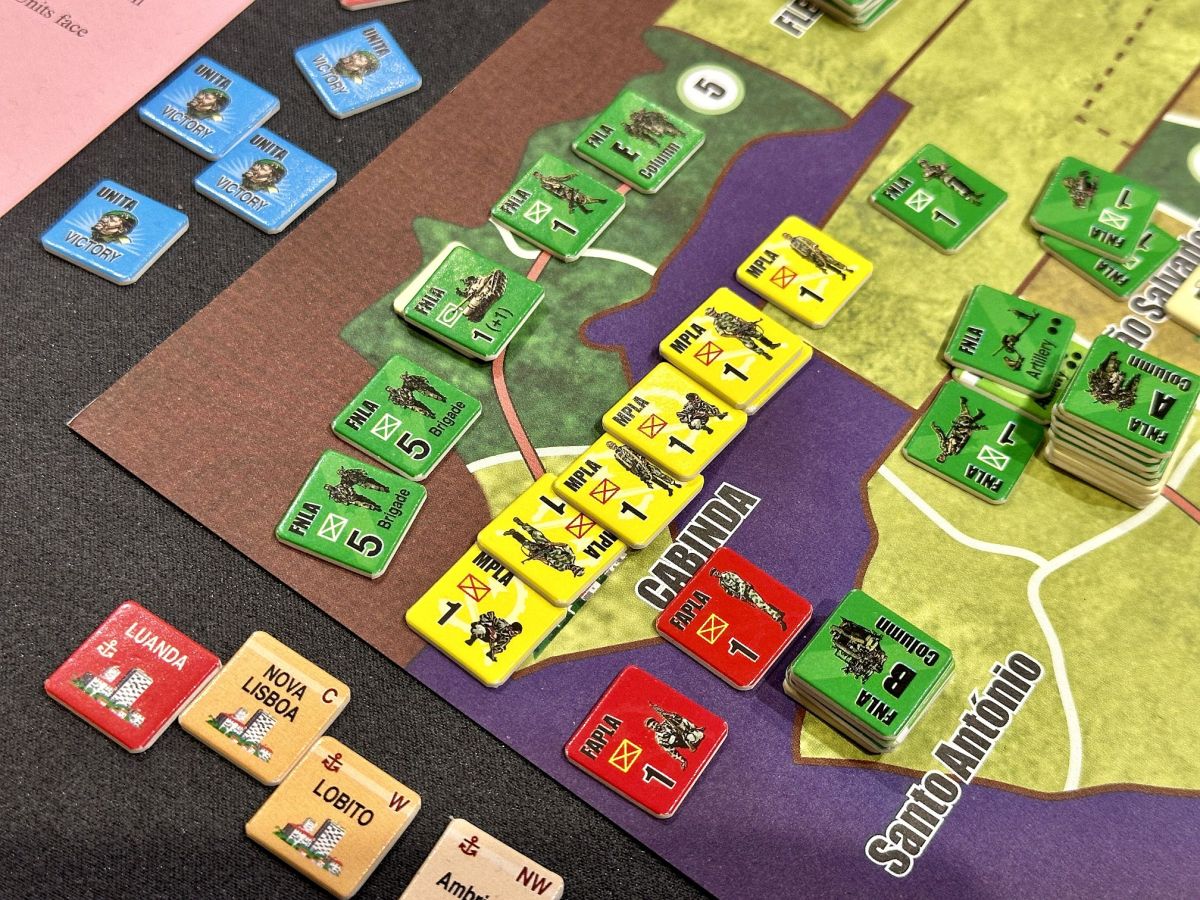 Unboxing & Overview for Angola – The Boardgames Chronicle