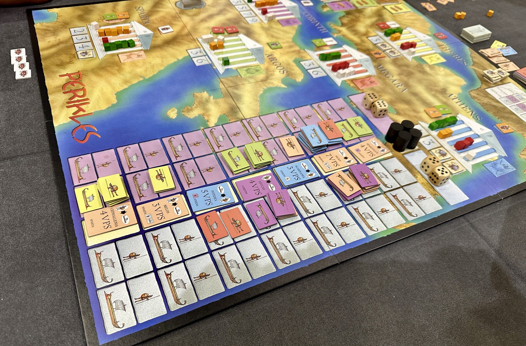 First Impressions for Perikles by Martin Wallace – The Boardgames Chronicle