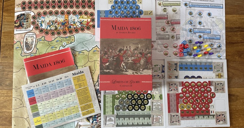 First Look at Limits of Glory: Maida 1806 from Form Square Games – The ...